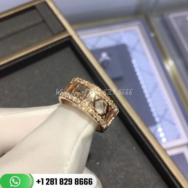 Tiffany Atlas® Open Ring in 18k Gold with a Diamond | Custom Jewelry ...