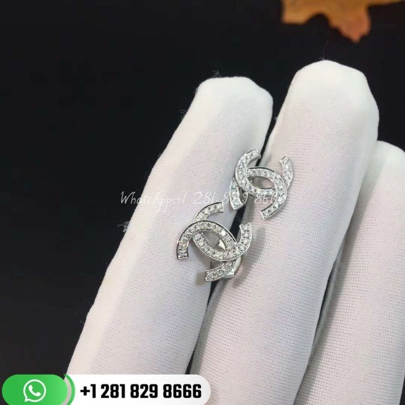Chanel Strass CC Stud Earrings | Custom Jewelry – 18K Custom Jewelry
