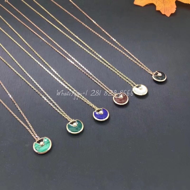 Cartier Amulette De Cartier Necklace 17mm Model | Multiple Gem ...