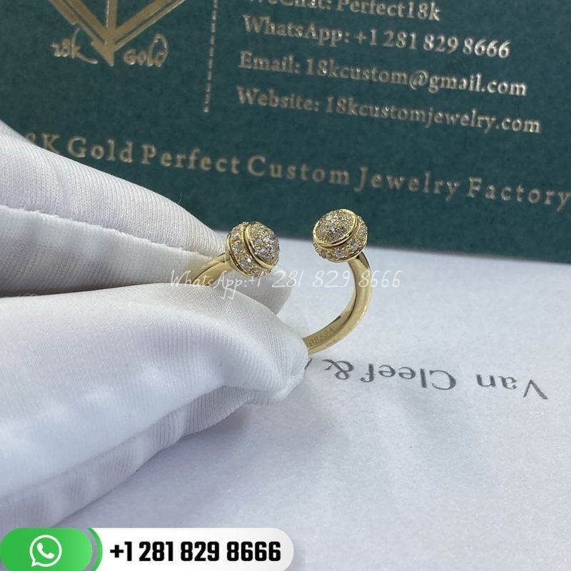 Piaget Possession Open SM Ring -Yellow Gold | Custom Jewelry – 18K ...