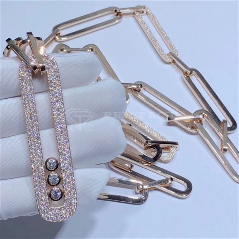 Messika Move 10th Anniversary XL Necklace Diamond | Custom Models – 18K ...