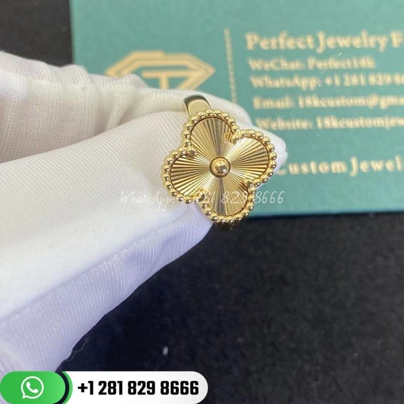 Van Cleef & Arpels Vintage Alhambra Ring – VCARP6I300 | Custom Jewelry ...