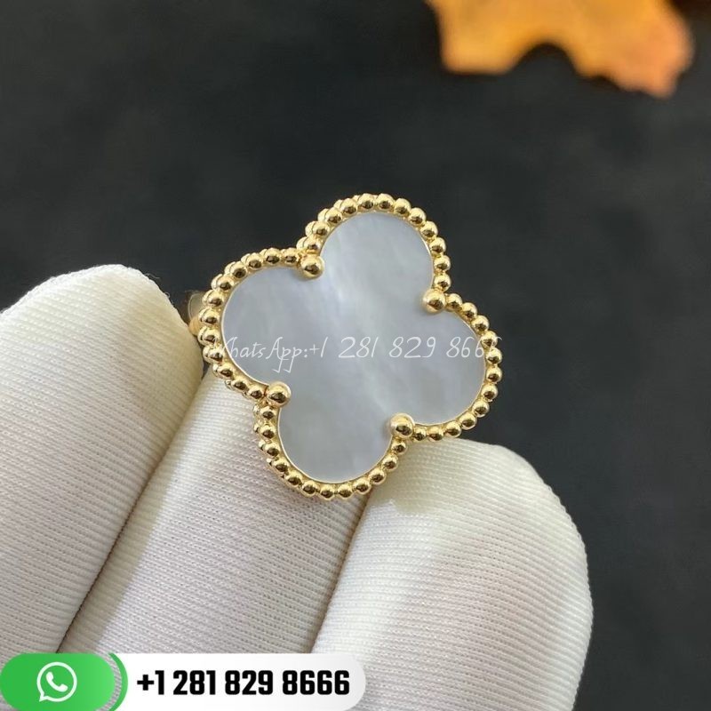 Van Cleef & Arpels Magic Alhambra Ring Mother-of-pearl -VCARF78900 ...