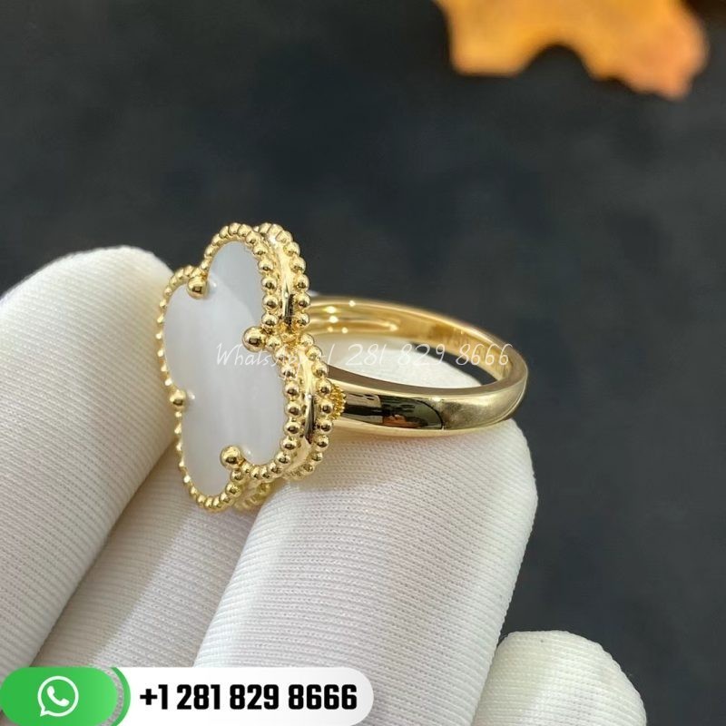 Van Cleef & Arpels Magic Alhambra Ring Mother-of-pearl -VCARF78900 ...