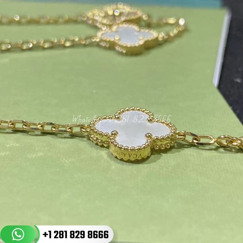 Van Cleef & Arpels Vintage Alhambra Necklace 10 Motifs – VCARO9J400 ...
