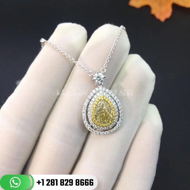 Chaumet Joséphine Rondes de Nuit Long Yellow Diamond Necklace | Custom Jewelry – 18K Custom Jewelry