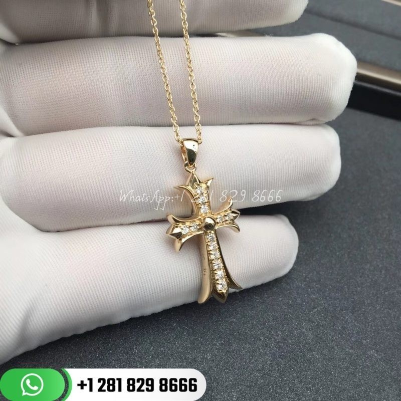 Chrome Hearts Cross Crucifix 0.32ct | 22K Custom – 18K Custom Jewelry