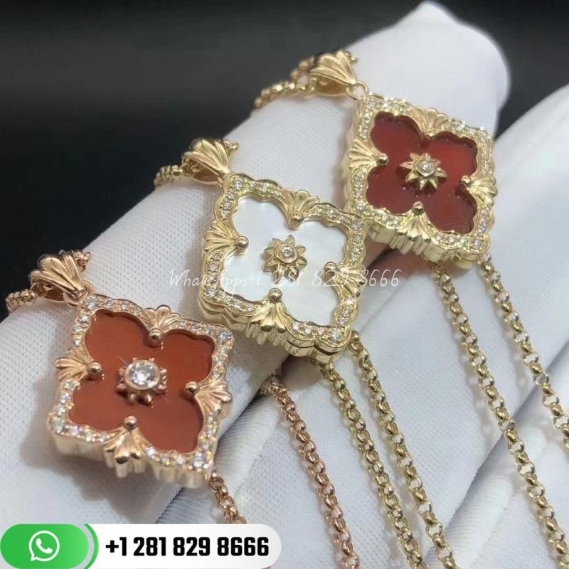 Buccellati Opera Color Pendant 18k Yellow Gold & Coral | Custom Jewelry ...