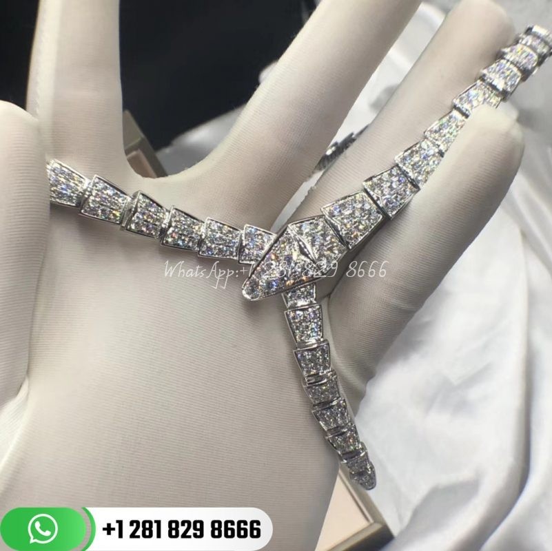 Bvlgari Serpenti Viper Necklace – REF . 348165 | Custom Jewelry – 18K ...