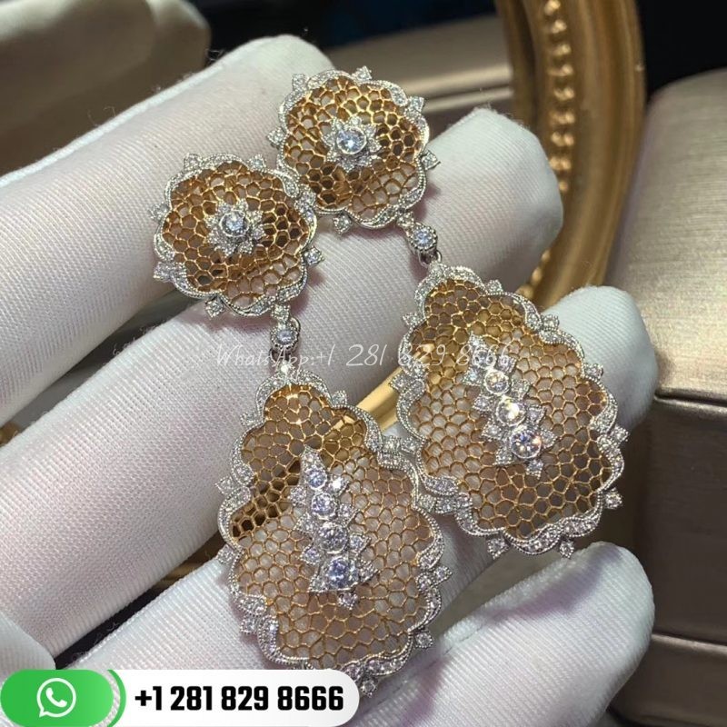 Buccellati Rombi Pendant Earrings | Custom Jewelry – 18K Custom Jewelry