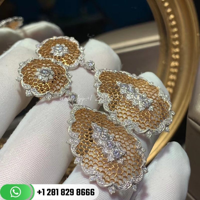 Buccellati Rombi Pendant Earrings | Custom Jewelry – 18K Custom Jewelry