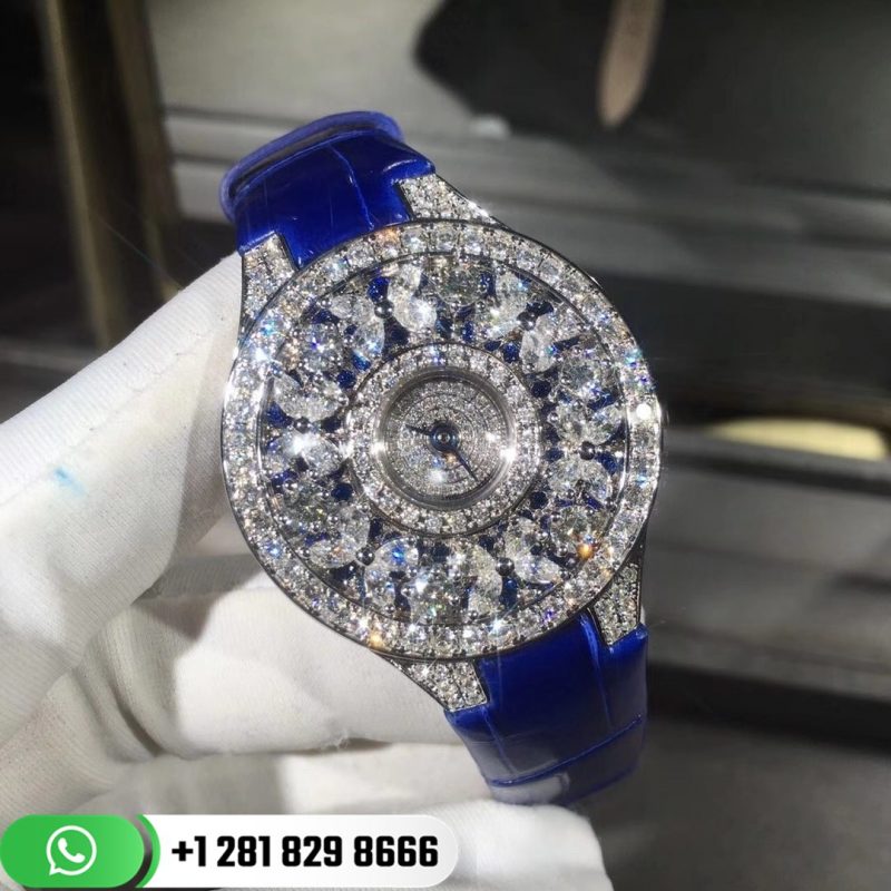 Graff Butterfly Blue Sapphire and Diamond | Custom Watches – 18K Custom ...